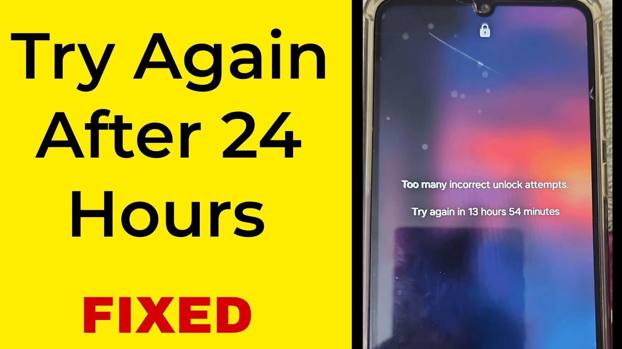 Try Again After 24 Hours on Samsung A32 | Forgot Password | Too Many ...