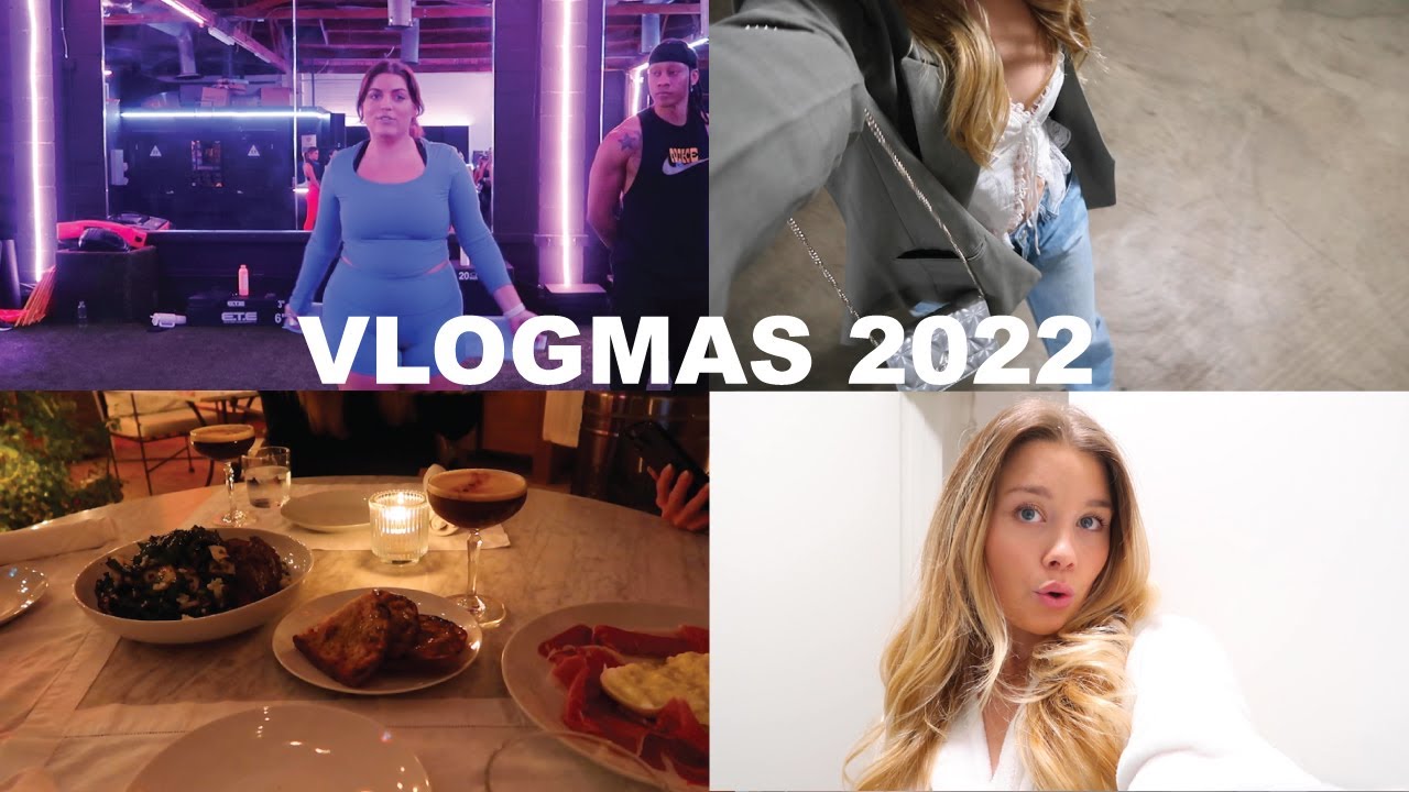 VLOGMAS 2022 | Working out with Sports Illustrated Model Ella Halikas ...