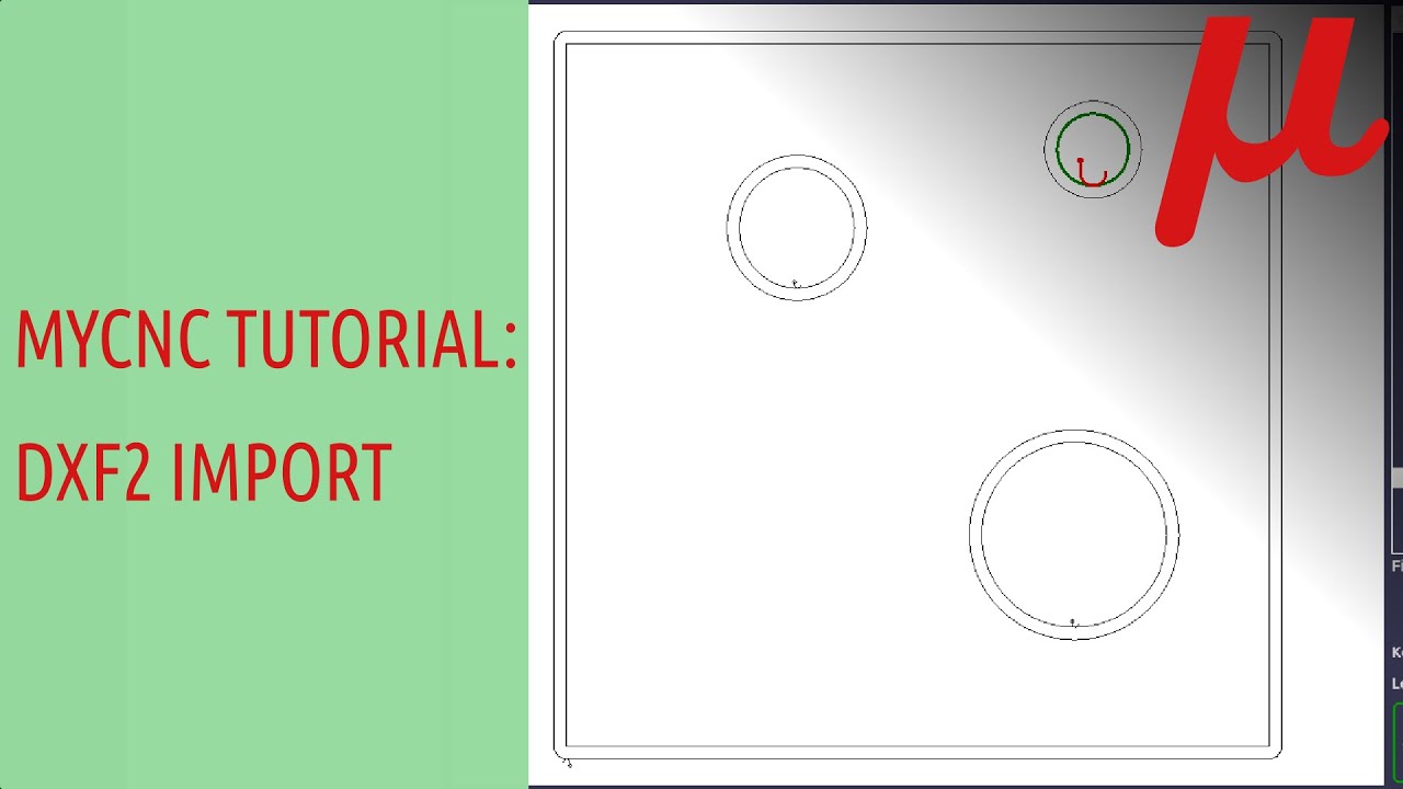 DXF Import for Plasma Cutting (DXF2) - YouTube