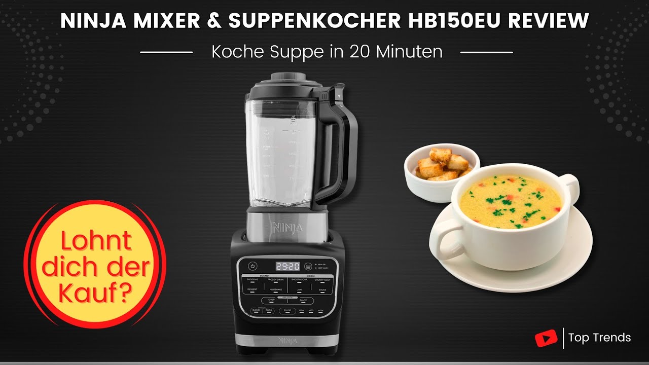 Ninja Foodi Mixer Suppenkocher HB150EU Review - YouTube