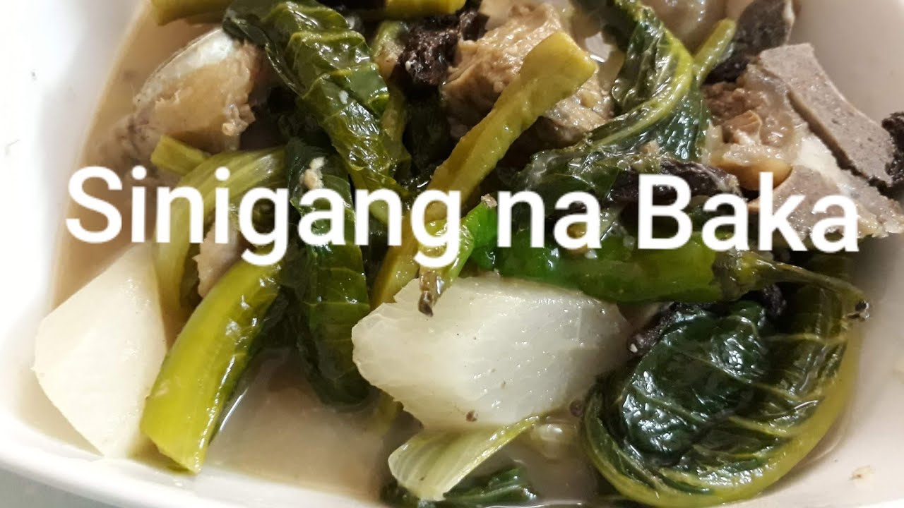 Easy cook Sinigang na Baka/Beef Sinigang - YouTube