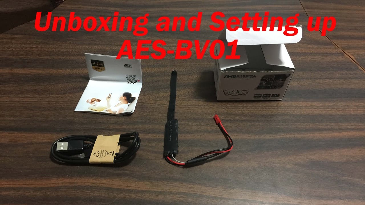 Unboxing and Setting up your AES 720p HD WIFI PINHOLE SPY CAMERA (AES ...