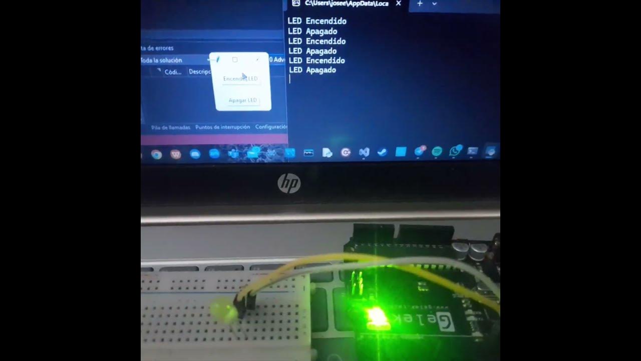 Control de un led con Python - YouTube