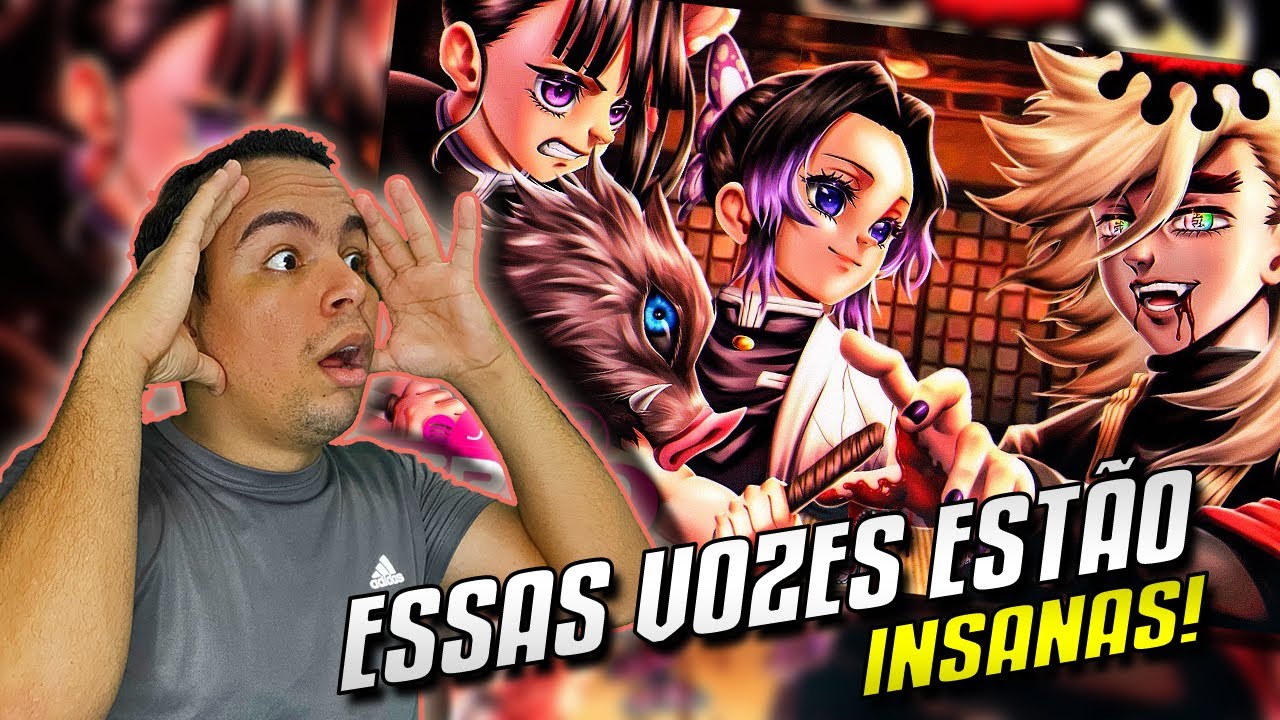 REACT - Castelo Infinito - Shinobu, Kanao e Inosuke Vs Douma (Kimetsu ...
