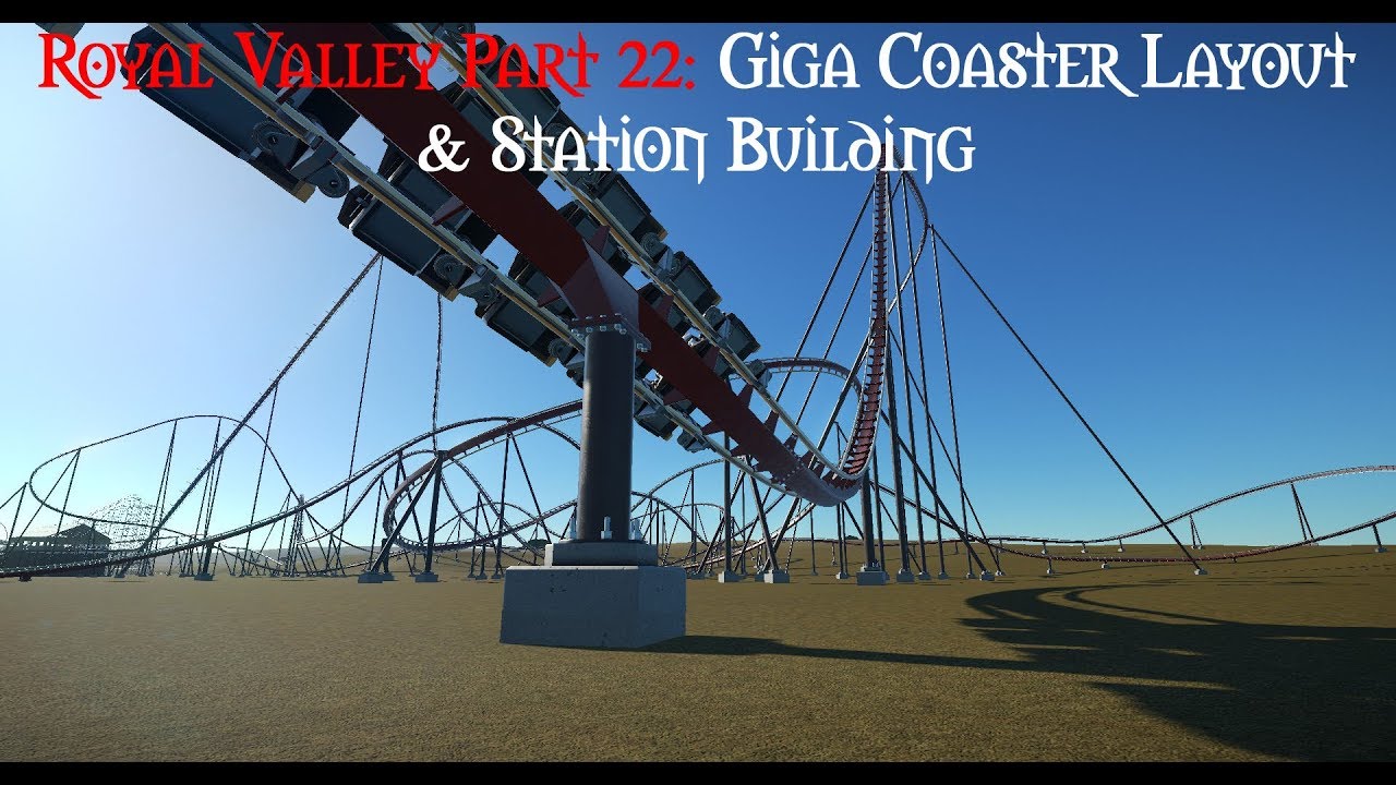 Royal Valley | Planet Coaster Park | Part 22 | Giga Coaster Layout ...