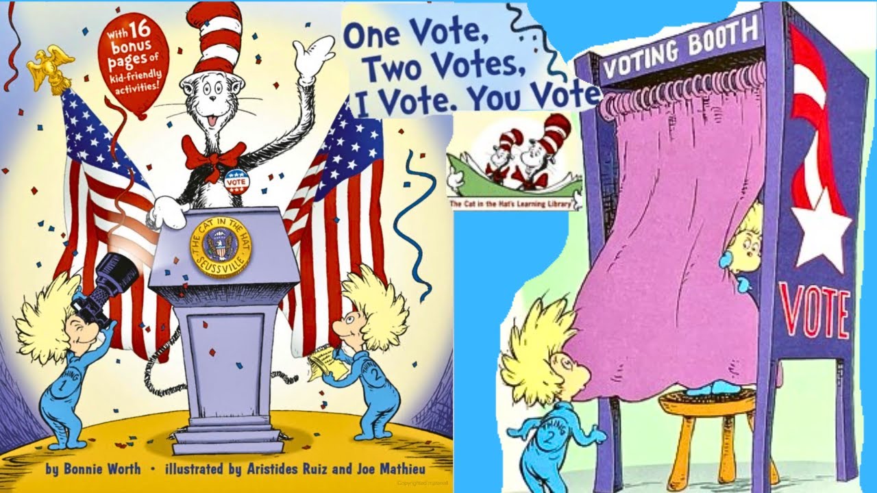 One Vote, Two Votes, I Vote, You Vote #kids #story #books #reading # ...