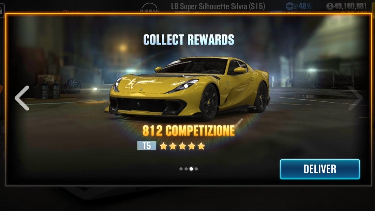 CSR2 | Season 183 | Prize Car: Ferrari 812 Competizione 🟡 - YouTube