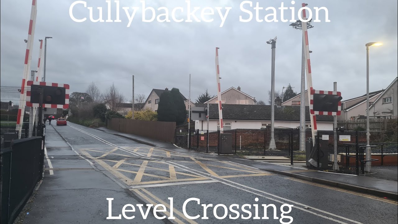 Cullybackey Station Level Crossing (Ballymena) Monday December 04.12. ...