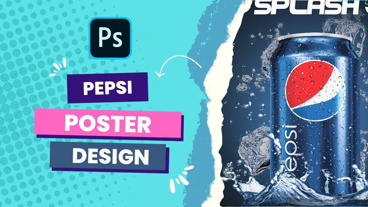 Pepsi Poster Design | Photoshop Tutorial - YouTube
