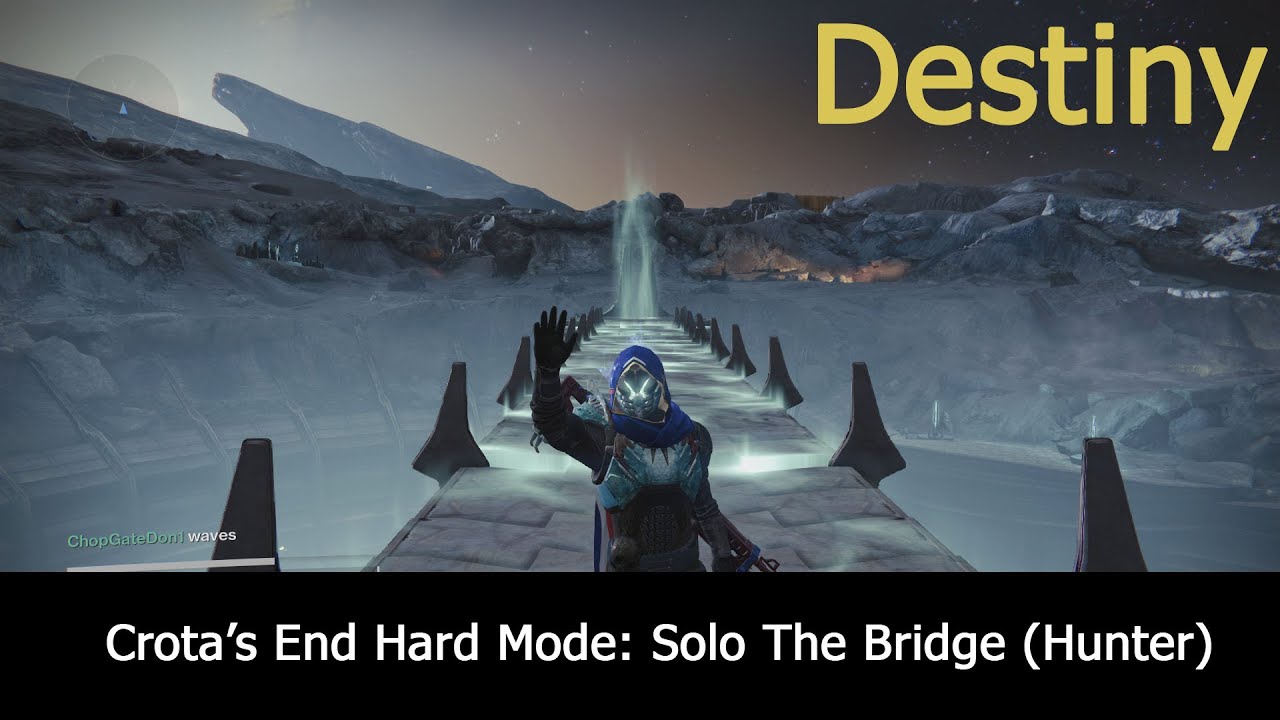 Destiny Crota's End - How to Solo / Cheese Bridge Part 2 as Hunter ...