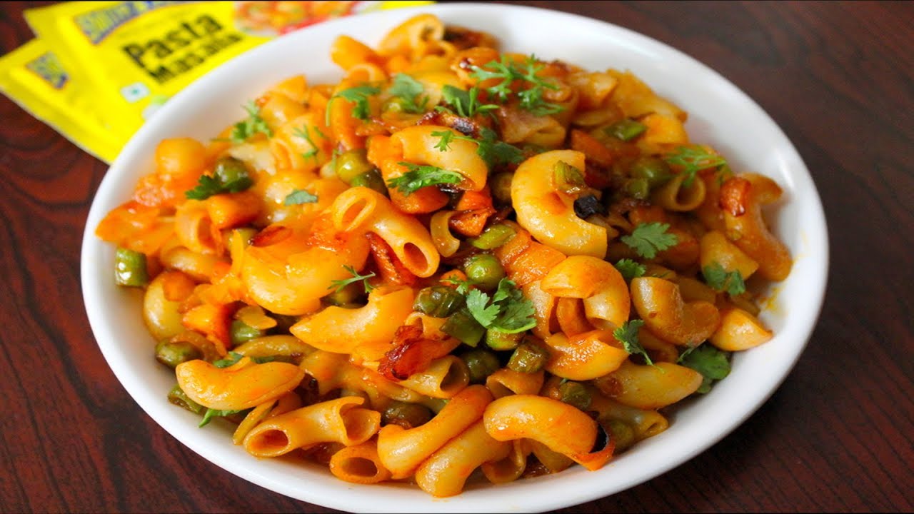 Macaroni Recipe | Indian Style Macaroni Pasta Recipe | Indian Style ...