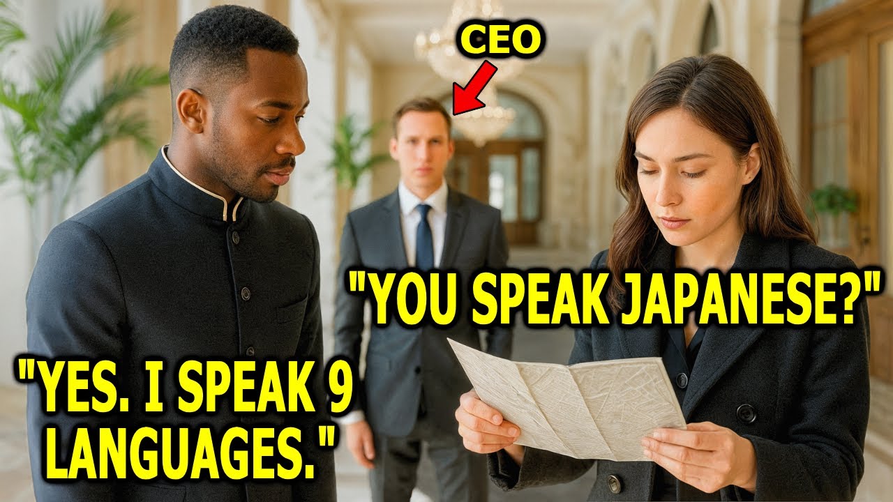 CEO Hears Black Bellboy Speak 9 Languages — What Happens Next Silences ...