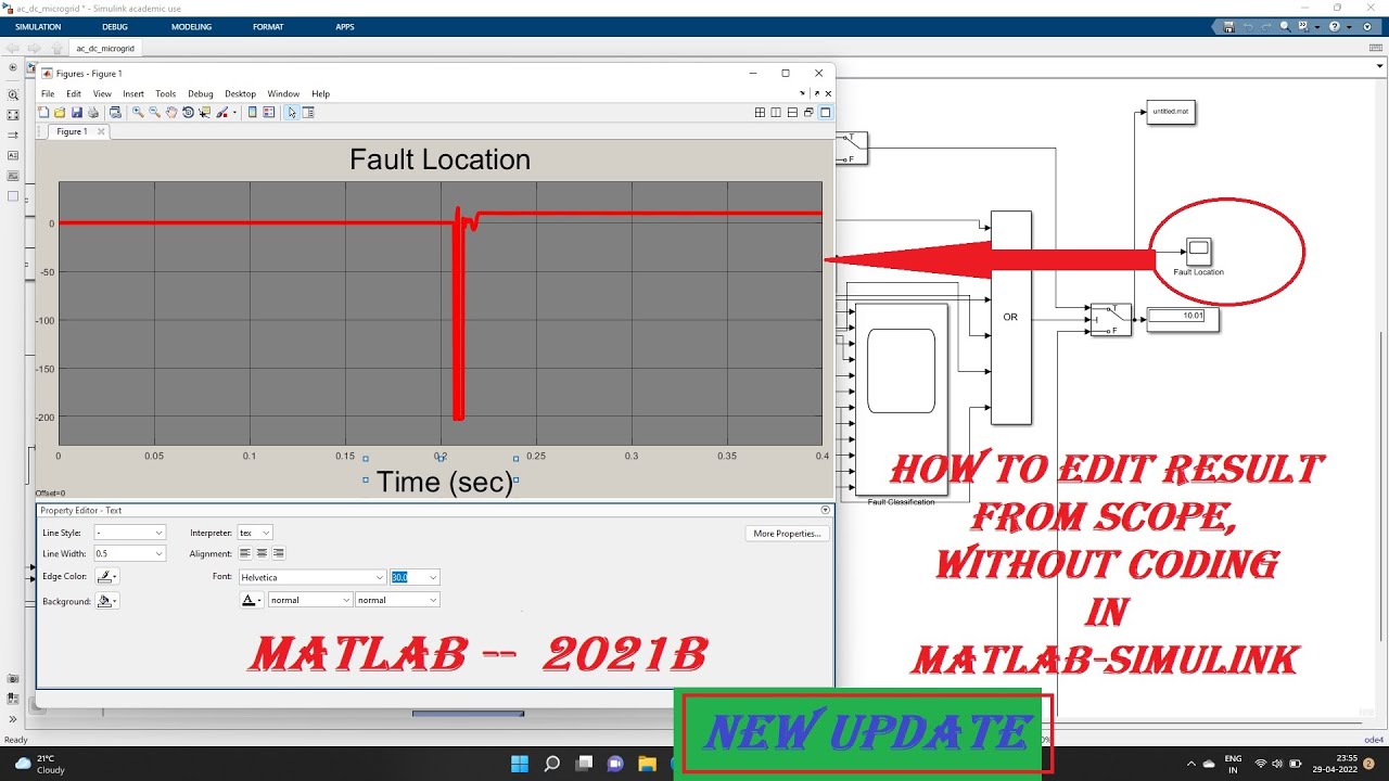 How To Edit Matlab Simulation Result From Scope With Out Coding Youtube 5143