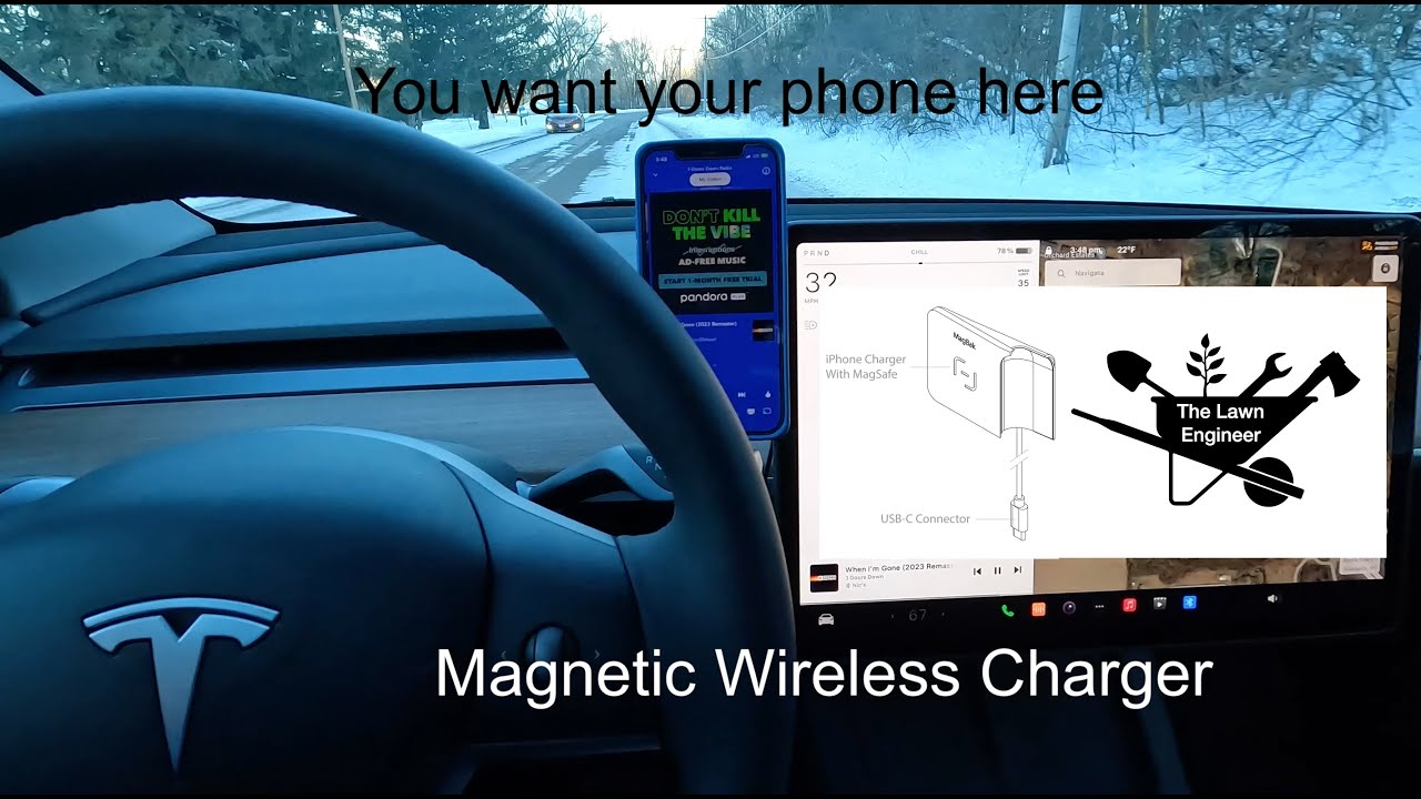 MagBak Wireless Charger-Best Accessory for a Telsa? - YouTube