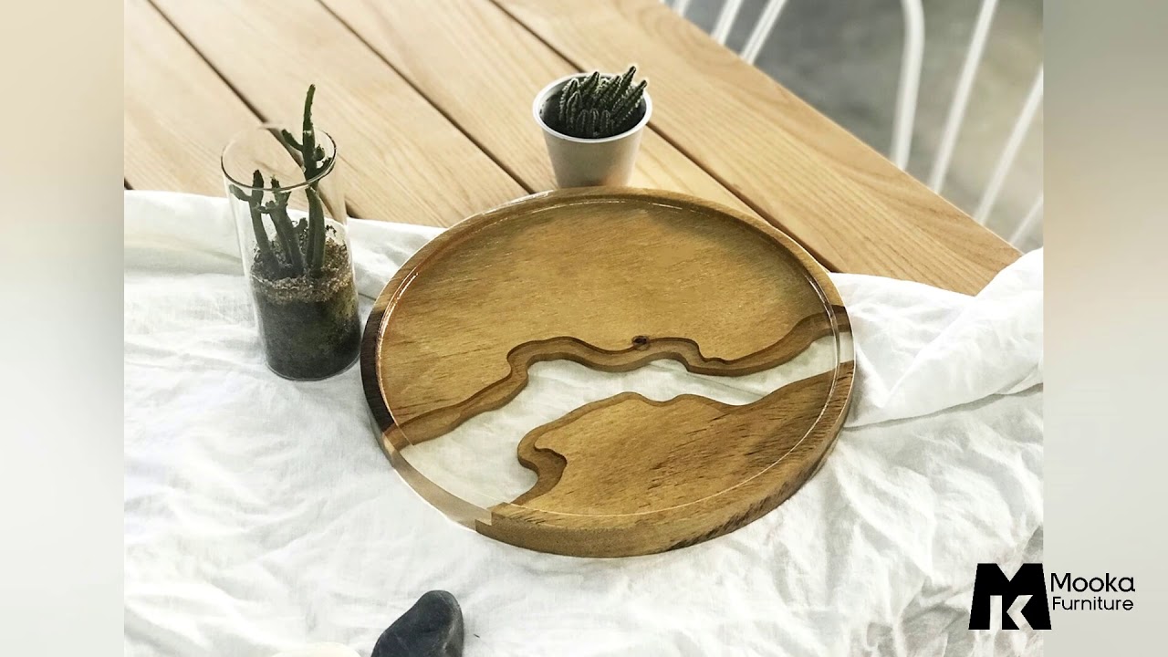 Aesthetic Handicraft Combining Resin and Solid Wood - YouTube