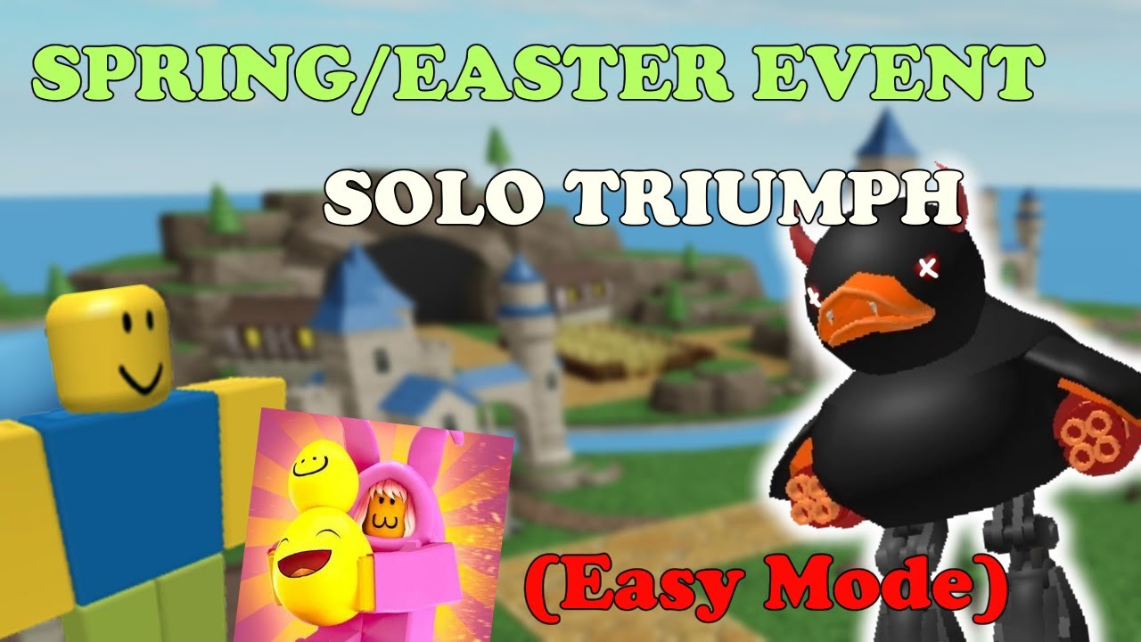 Spring/Easter Event SOLO TRIUMPH In 2023, Easy Mode (It's Not Easy ...