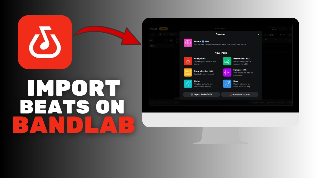 How to Import Beats to BandLab - YouTube