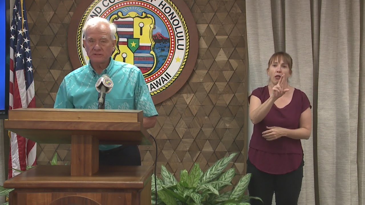 Mayor Caldwell holds news conference to discuss the City's latest on ...