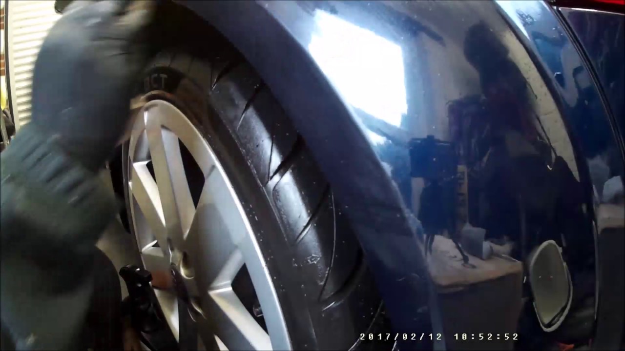 How to fix a scratched car wing, the easy way - YouTube