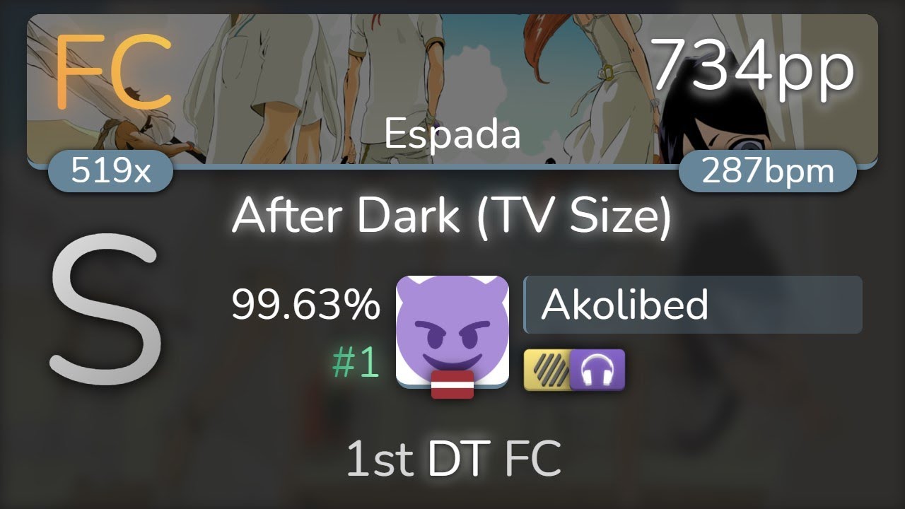 Akolibed | ASIAN KUNG-FU GENERATION - After Dark [Espada] 1st +HDNC FC ...