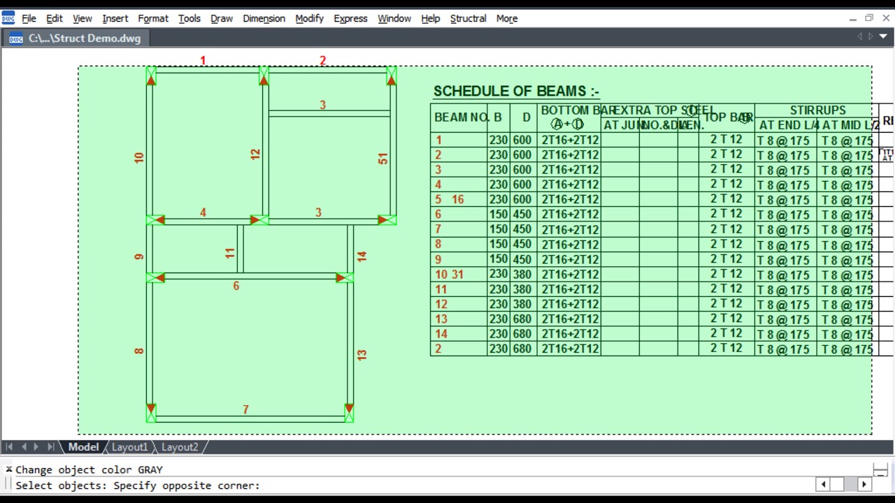 Find Beam Missing Numbers In Plan & Schedule - YouTube