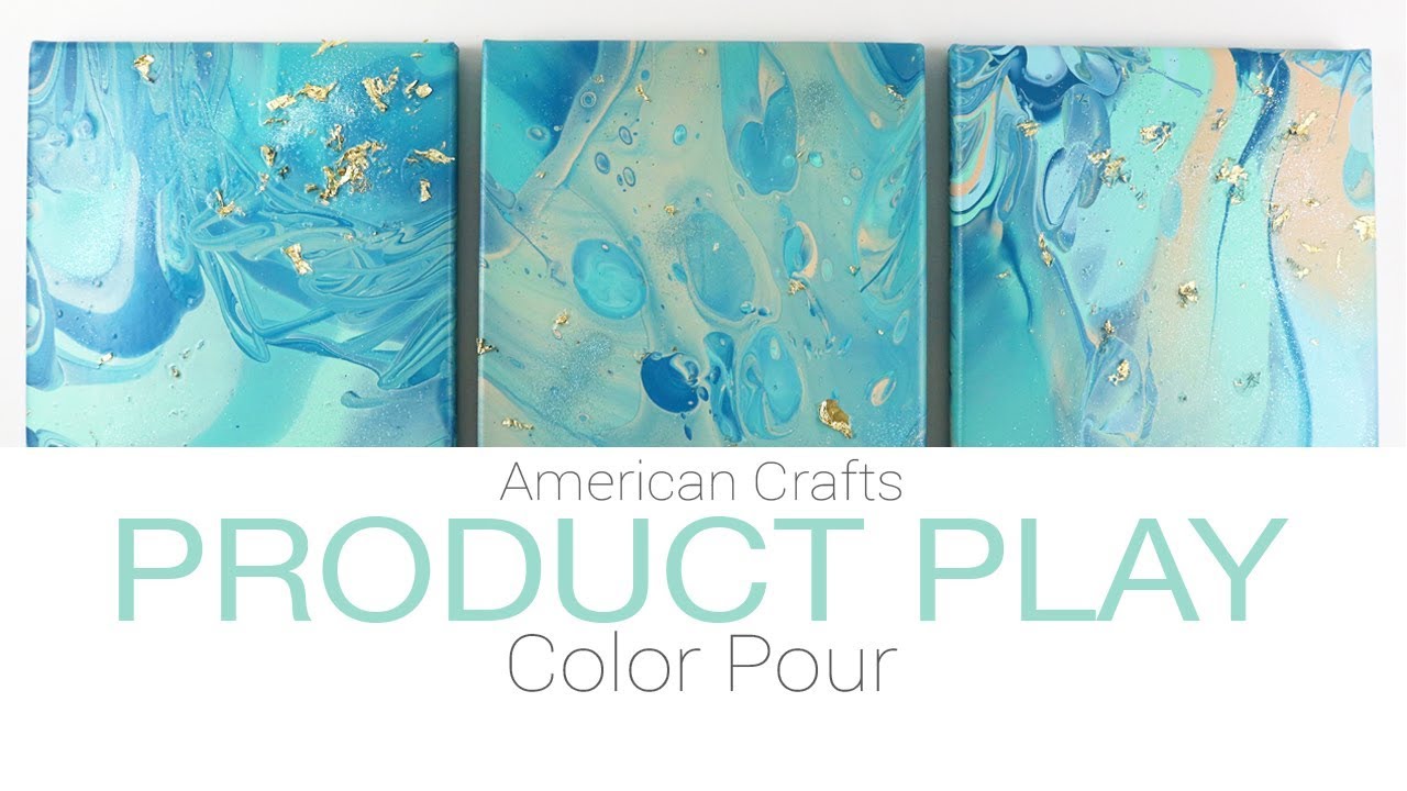 Product Play | Color Pour by American Crafts - YouTube