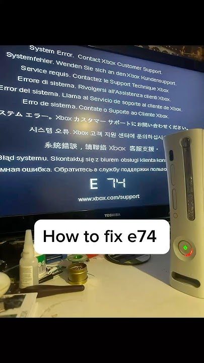 How to fix e74 Xbox 360 (reflow) - YouTube