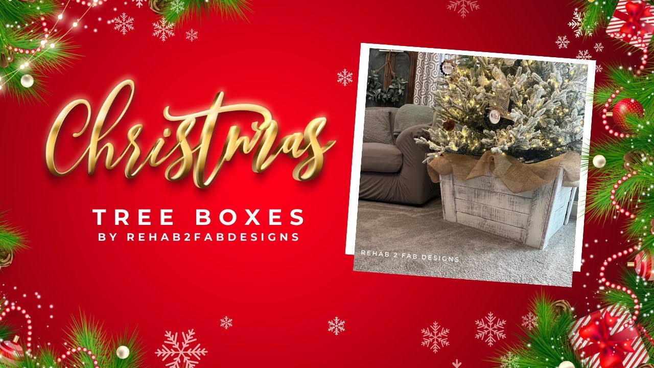 3 Different Christmas Tree Boxes In 3 Different Ways! | Chalk Mineral ...