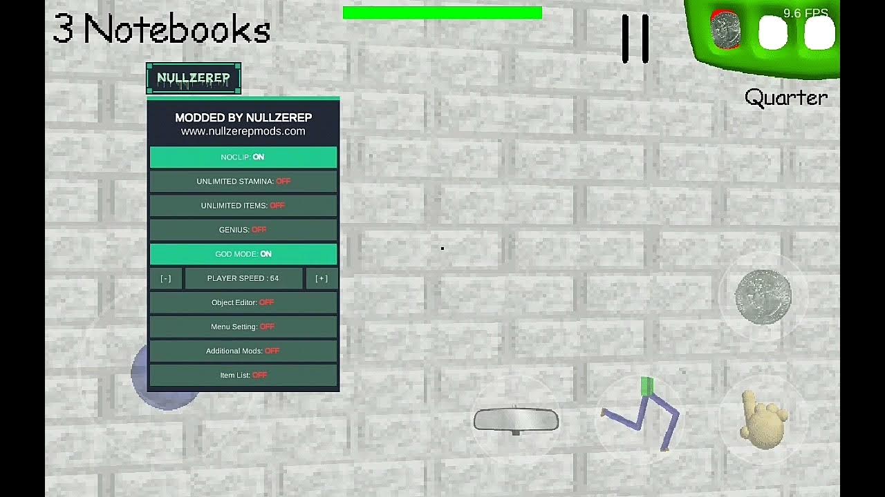 baldi basic clasic mod menu by NULLZEREP - YouTube
