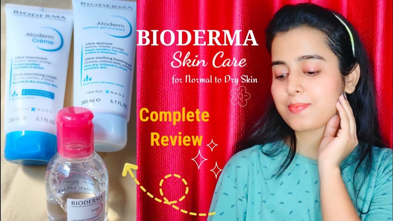 Bioderma Skin Care Routine For Normal to Dry Skin/Bioderma Atoderm ...