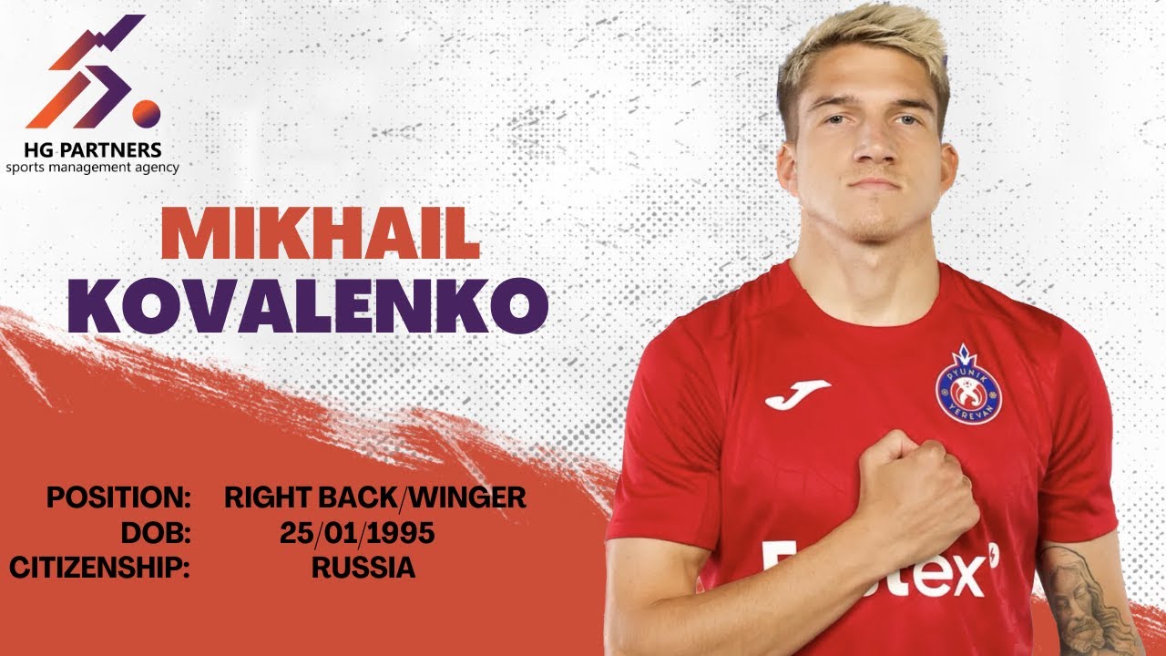 Mikhail Kovalenko / Right Back, Winger / Highlights 23-24 - YouTube