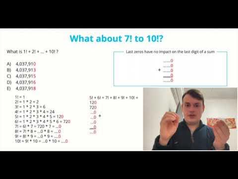 Solving a GMAT Quant problem with factorials - YouTube
