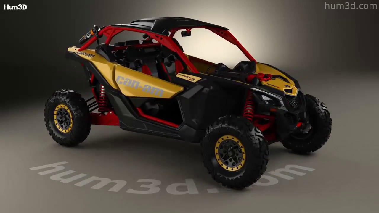 BRP Can-Am Maverick X3 XRS 2017 3D model by 3DModels.org - YouTube