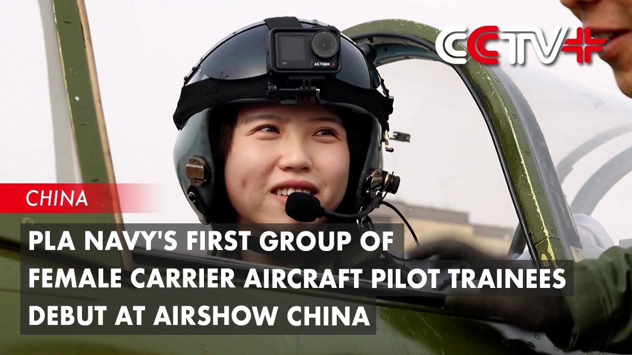 PLA Navy's First Group of Female Carrier Aircraft Pilot Trainees Debut ...