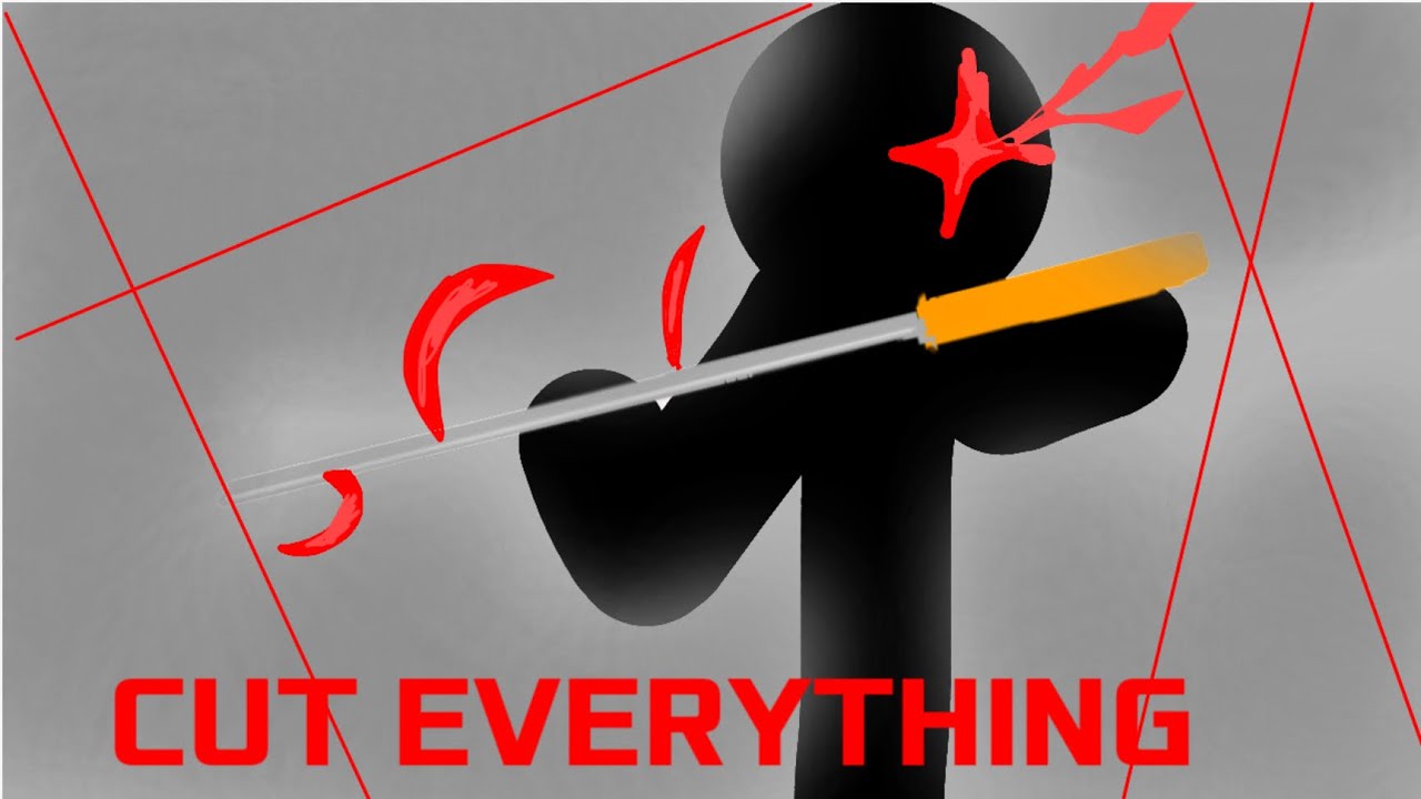 The Stickman animation(samurai who cut everything) - YouTube