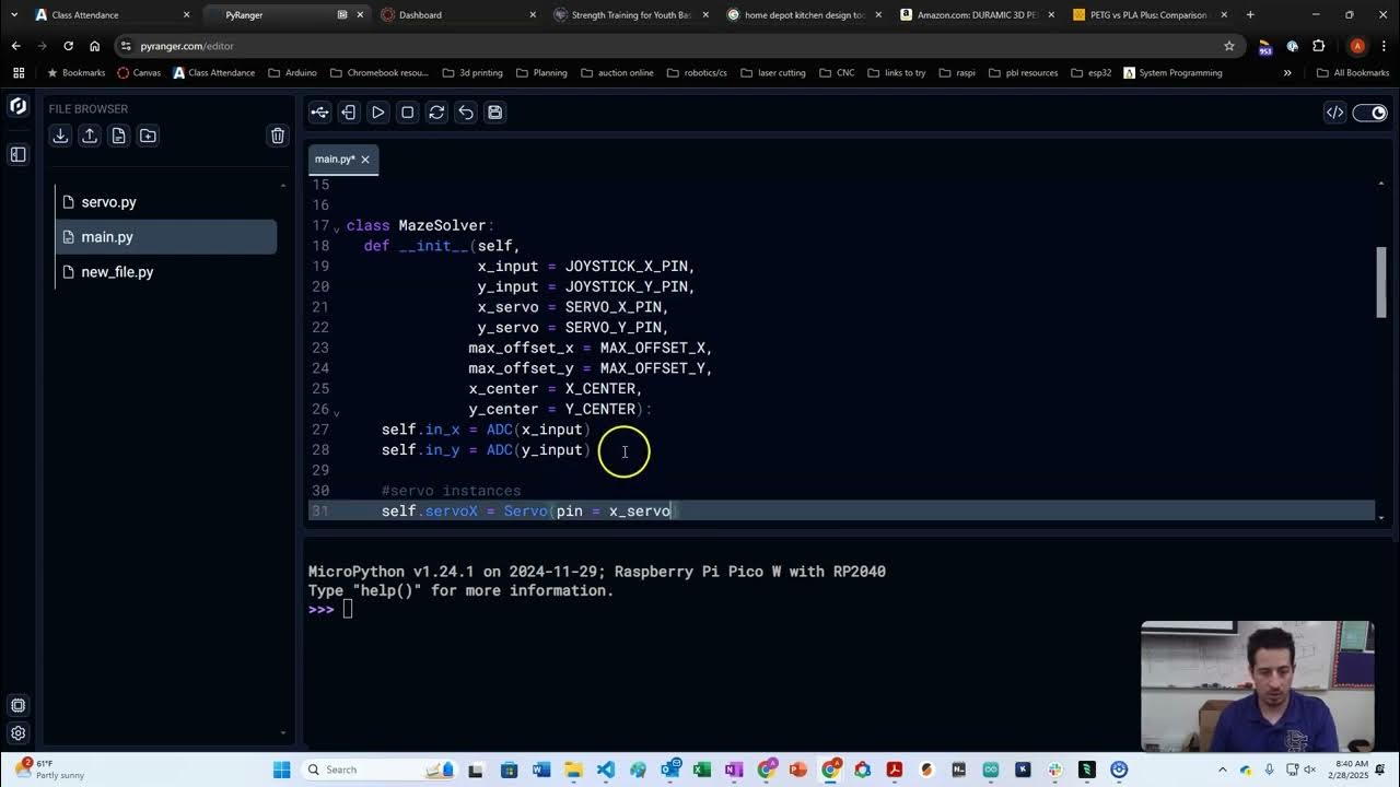 Maze solver - python class - YouTube