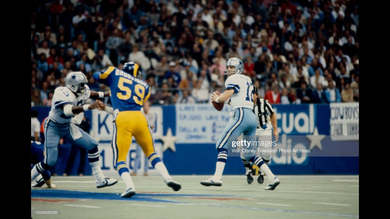 1979 PLAYOFFS RAMS AT COWBOYS 1ST HALF - YouTube