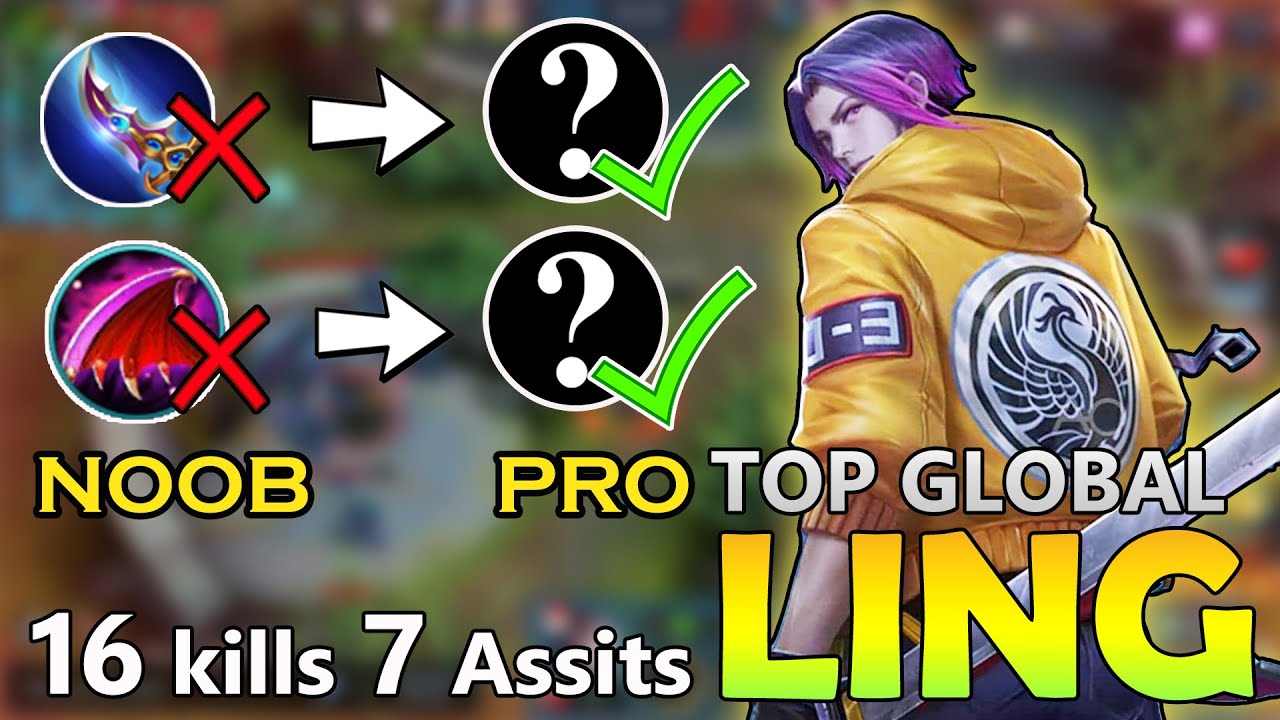LING BEST BUILD - LING TOP 1 GLOBAL ~ LING MOBILE LEGENDS - YouTube