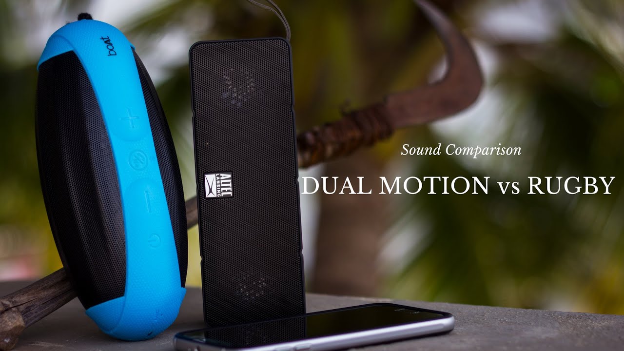Boat Rugby vs Altec Lansing Dual Motion - Sound Comparison - YouTube