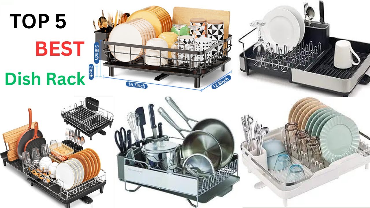 Top 5 Best Kitsure Large Dish Drying Rack ?? - YouTube