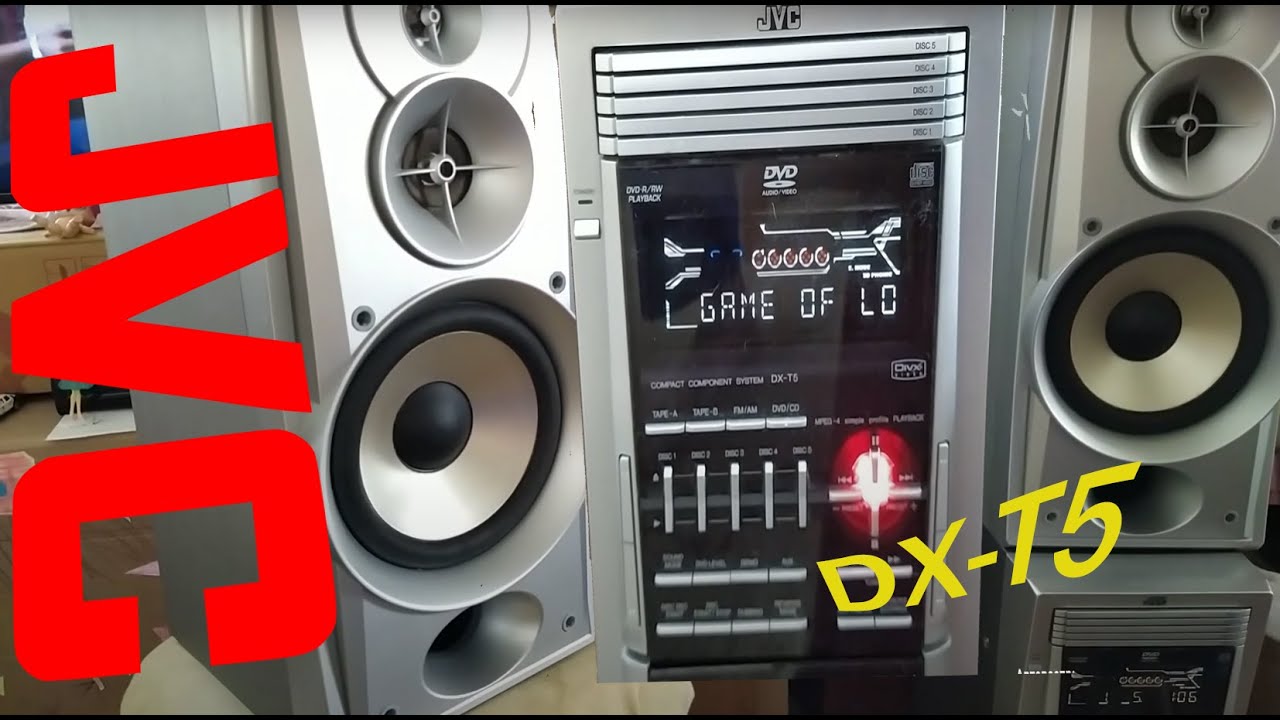 Музыкальный центр JVC DX-T5 *TEST* - YouTube