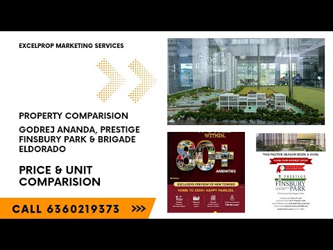 Property Comparision between Prestige Finsbury Park, Godrej Ananda ...