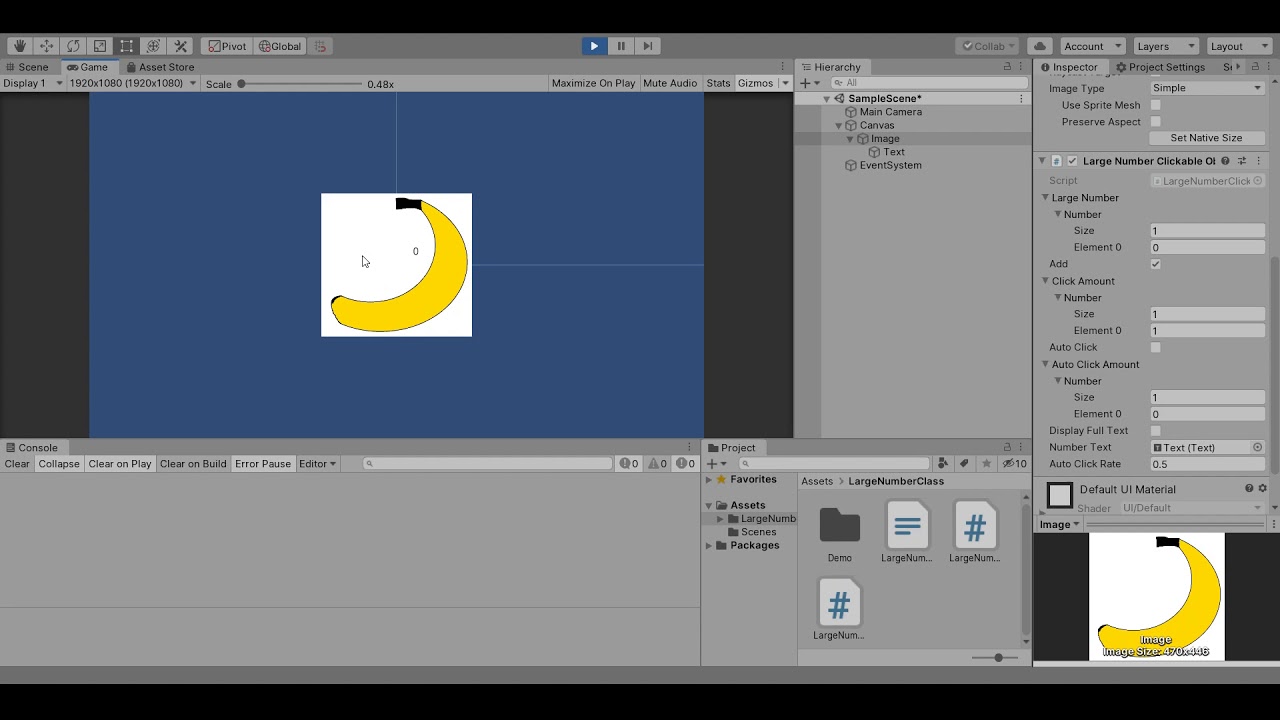 Large Number Unity Asset - YouTube