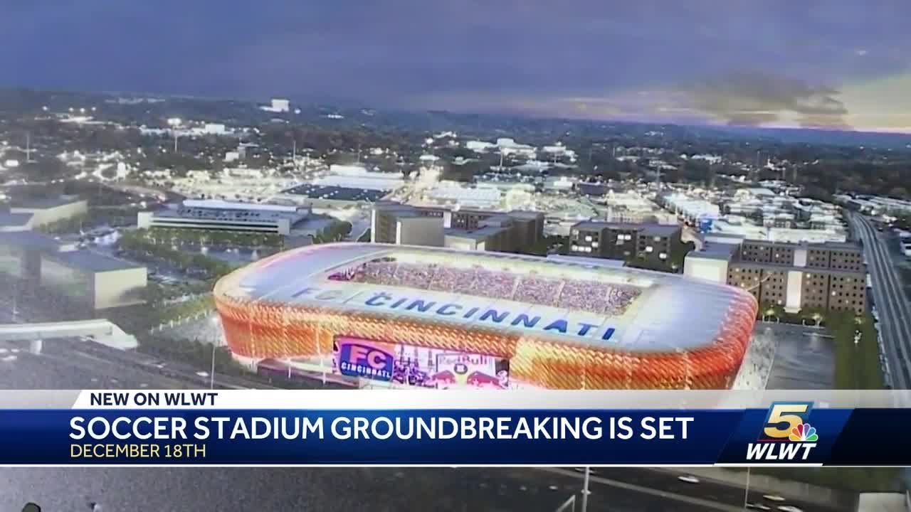 FC Cincinnati stadium groundbreaking set - YouTube
