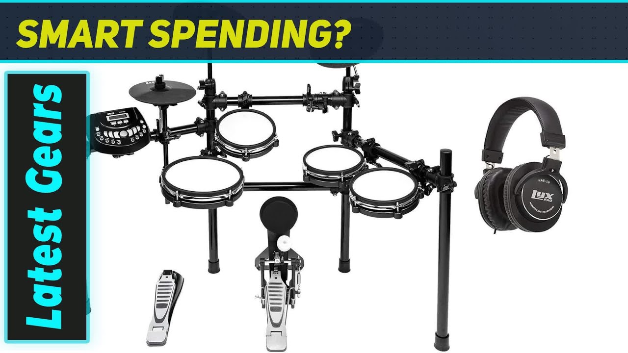 8-Piece Electronic Drum Kit: The Ultimate Drumming Experience! - YouTube