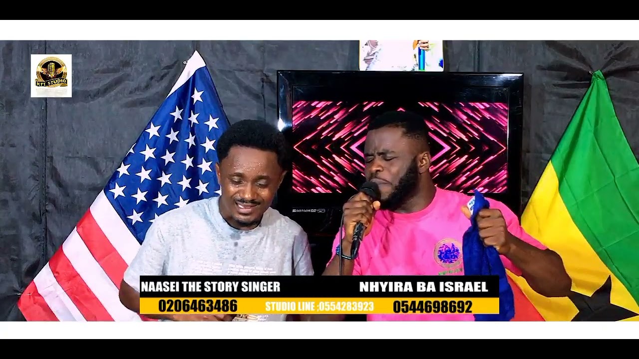 NHYIRABA ISRAEL FT. NAASEI THE STORY SINGER IN POWERFUL LIVE WORSHIP ...