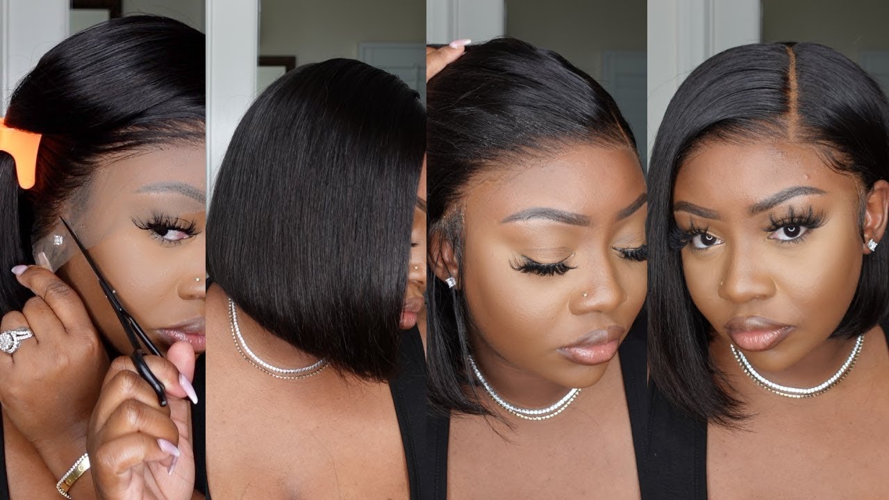 OMG 😱 13x6 Real Swiss Lace Bob Wig Install For Beginners 😍 - YouTube