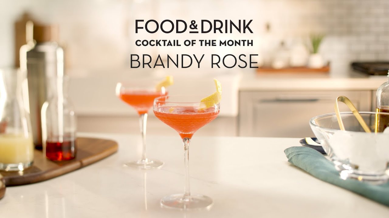 Cocktail of the Month | Brandy Rose - YouTube