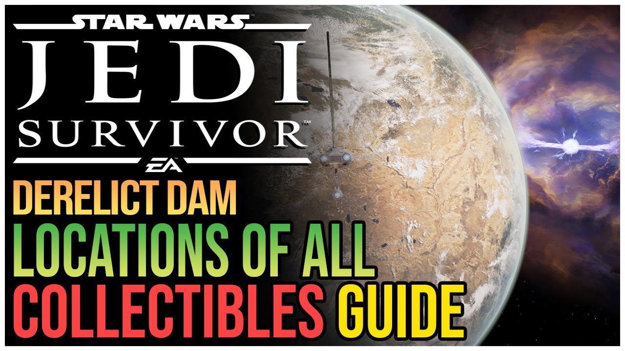 All Derelict Dam Collectibles Star Wars Jedi Survivor - YouTube