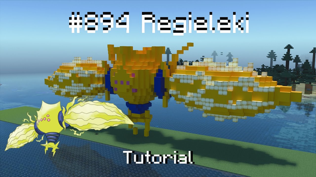 How to build a Pokémon Regieleki statue in Minecraft (Tutorial) - YouTube